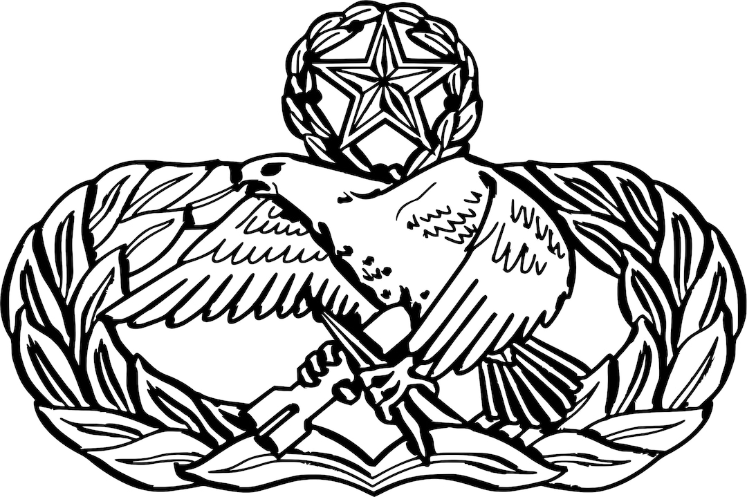 Air Force Maintenance Badge (master) Symbol - Etsy