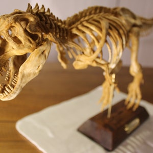 T-rex Skeleton, Tyrannosaurus Rex Skeleton Replica, 3d Printed, Hand ...