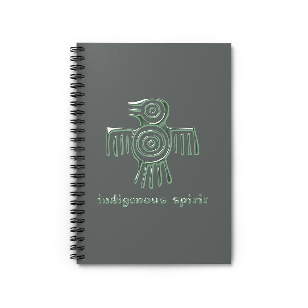 Native American Aztec Southwest Ornament Spiral Ruled Line Notebook ...