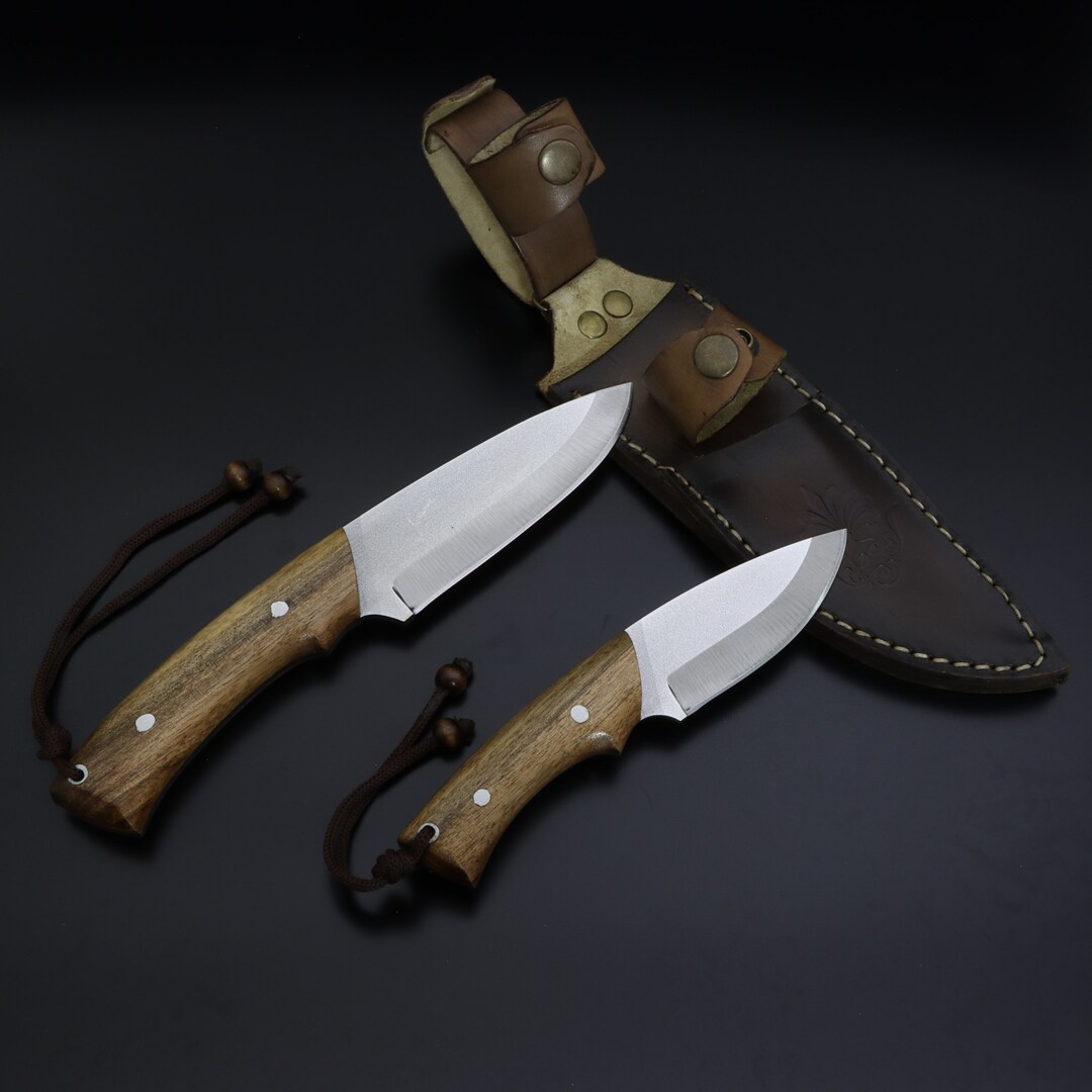 Bushcraft Set, Custom Hunting Knife, Handmade Knife, Steel Hunting ...
