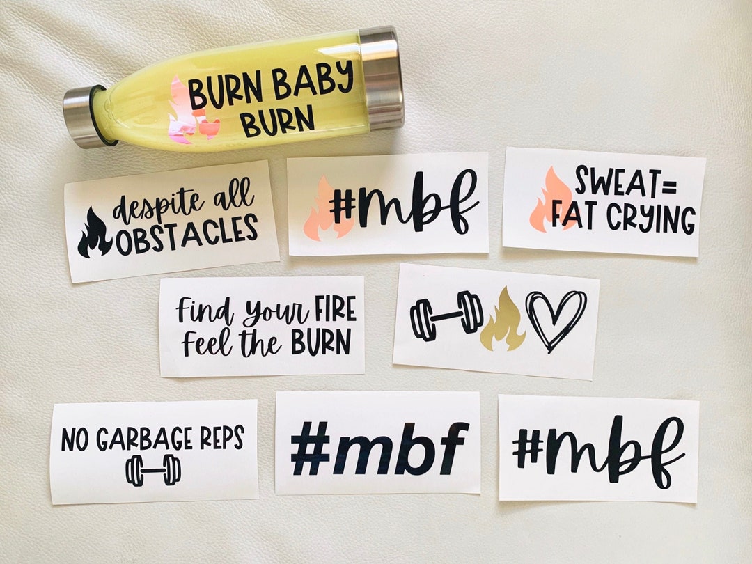 Burn Baby Burn Collection - DECALS & Cup Options - Etsy