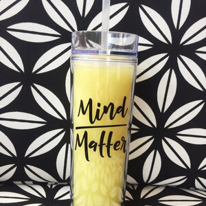 Mind Over Matter Decal- Shaker Decal ----- Cup Decal- Laptop Sticker ...