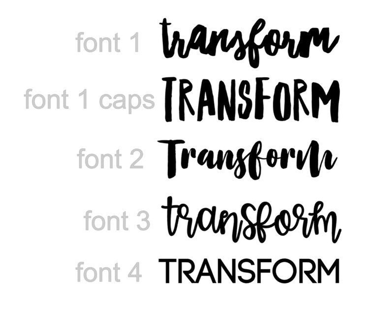 Transform Decal- Shaker Decal ----- Cup Decal- Laptop Sticker - Workout ...