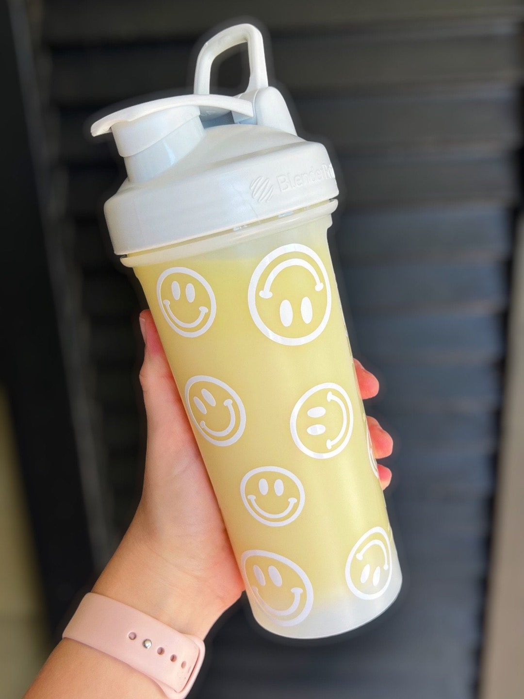 Leopard Print or Smiley Face Wrapped Blender Bottle - Etsy