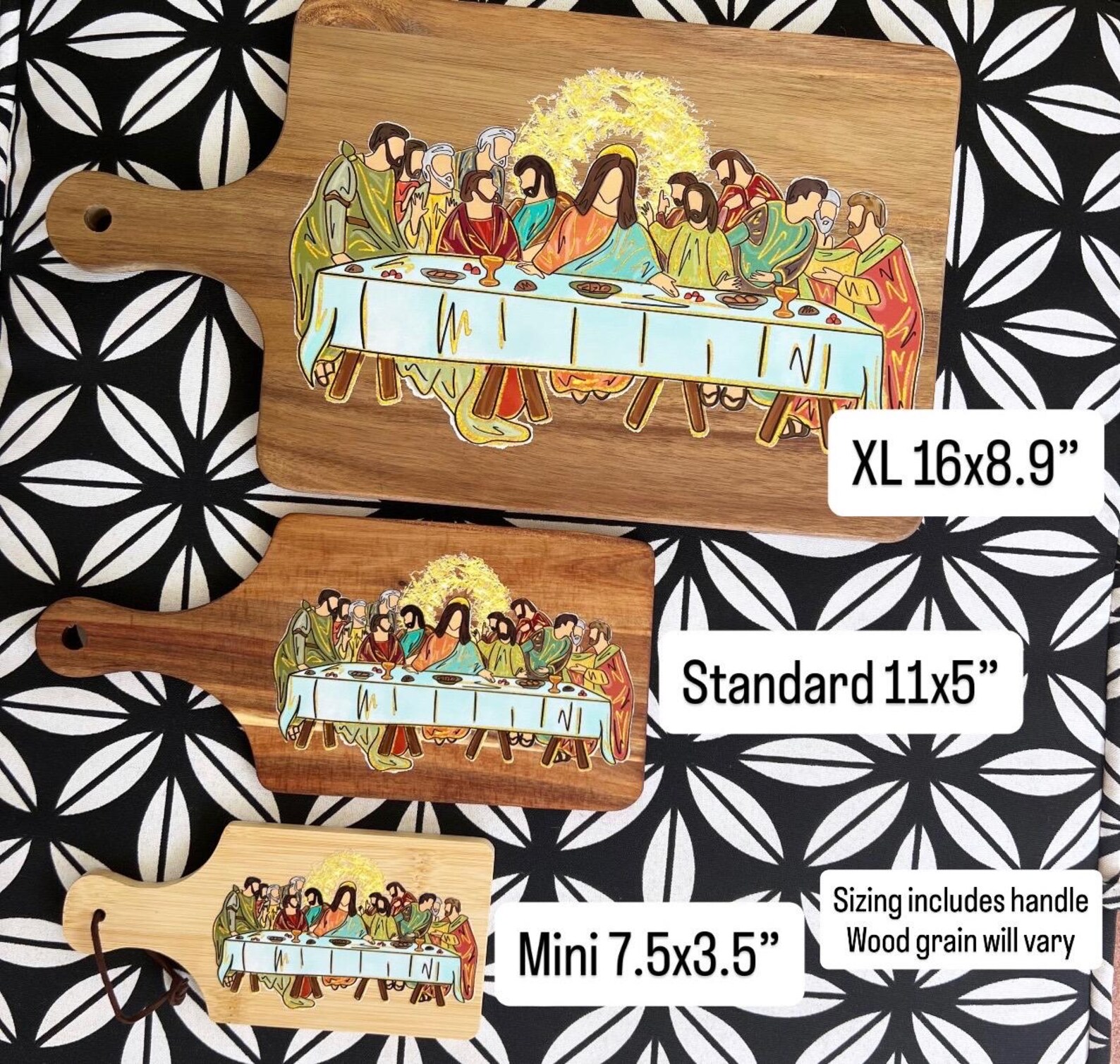Decorative Cutting Board / Charcuterie - Last Supper - Nativity ...