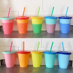 Color Changing Cups WITH Decal Color Changing Cold Cup Personalized Cup ...
