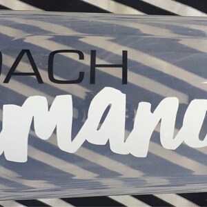 Personalized COACH Name Decal Beachbody Coach- Custom Name Sticker ...
