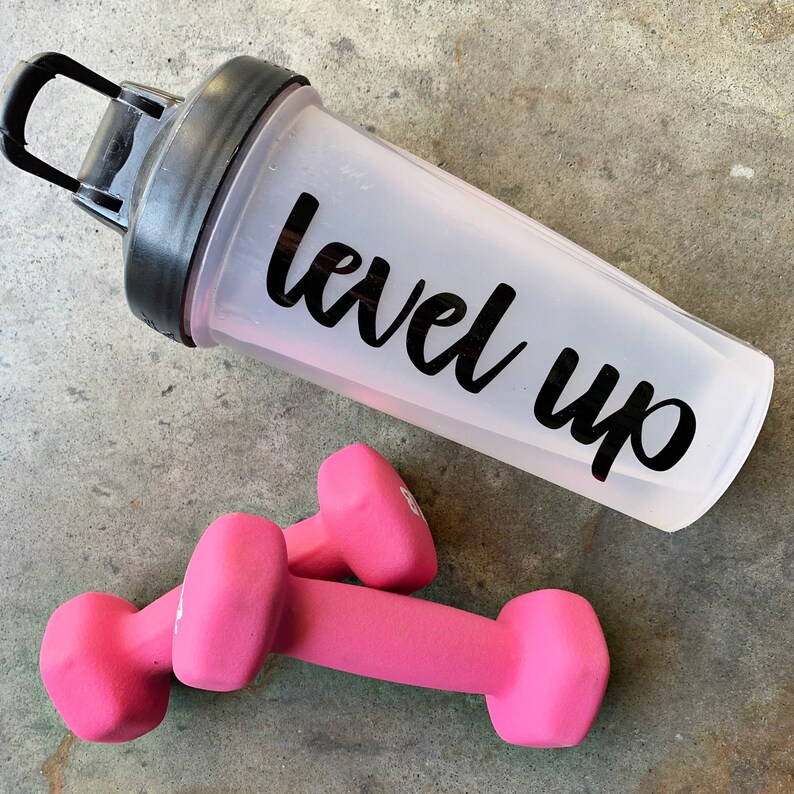Level up Shaker Decal DECAL ONLY Workout Decal - Etsy