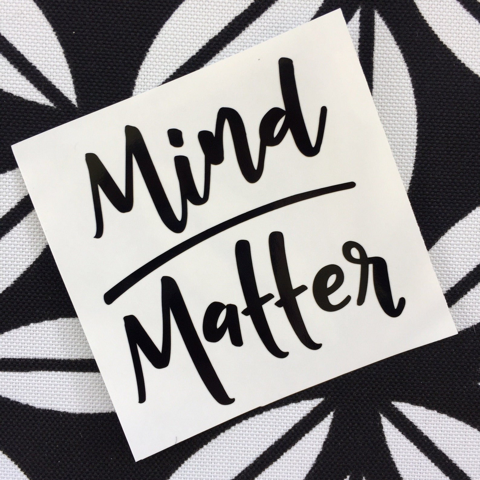 Mind Over Matter Decal Shaker Decal Cup Decal Laptop - Etsy
