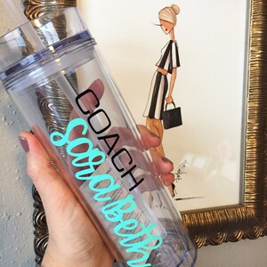 Personalized COACH Name Decal Beachbody Coach- Custom Name Sticker ...