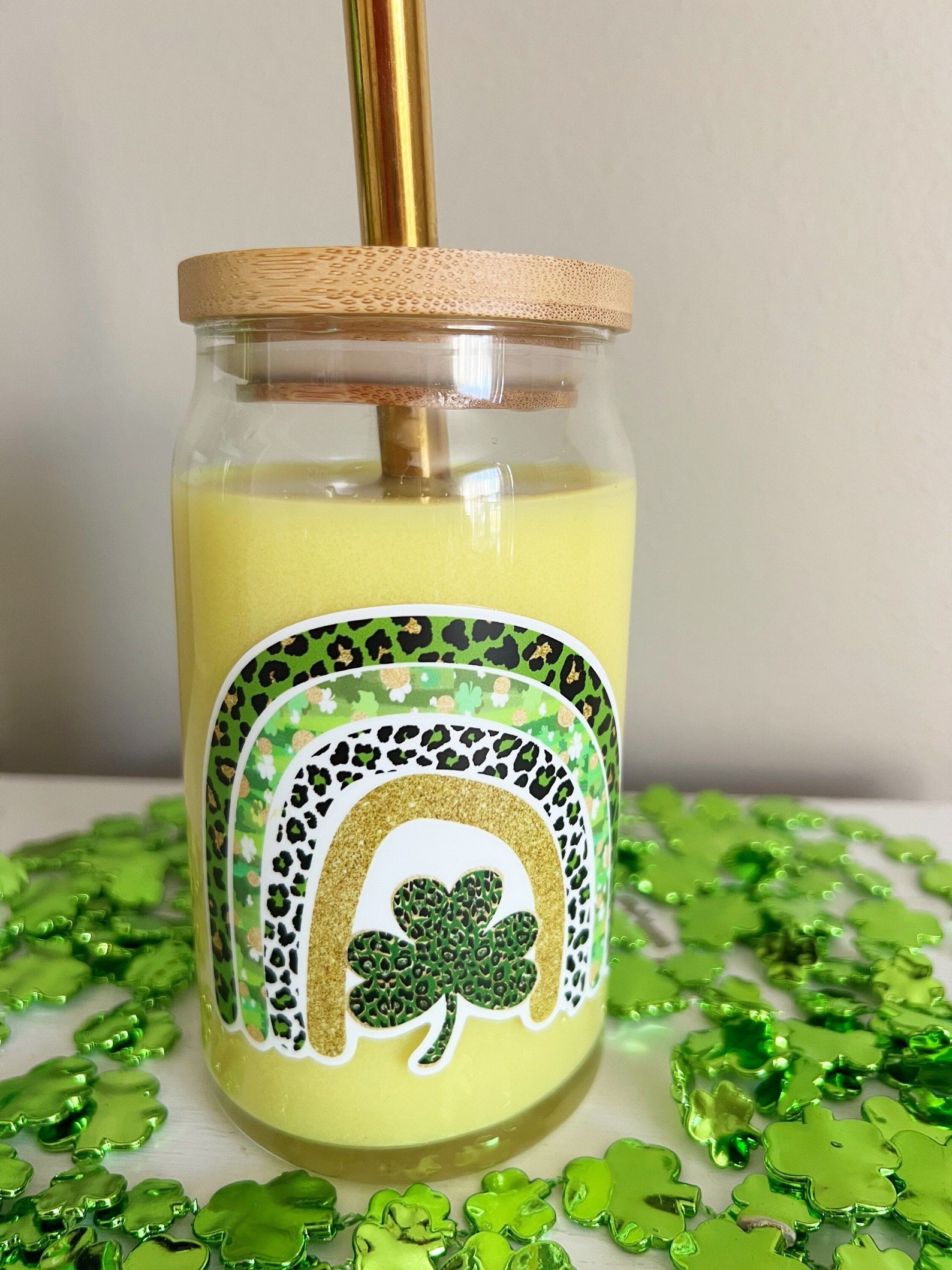 St. Patrick's Day Rainbow Sticker - St Pats Cup- St. Patricks Day Pinch ...