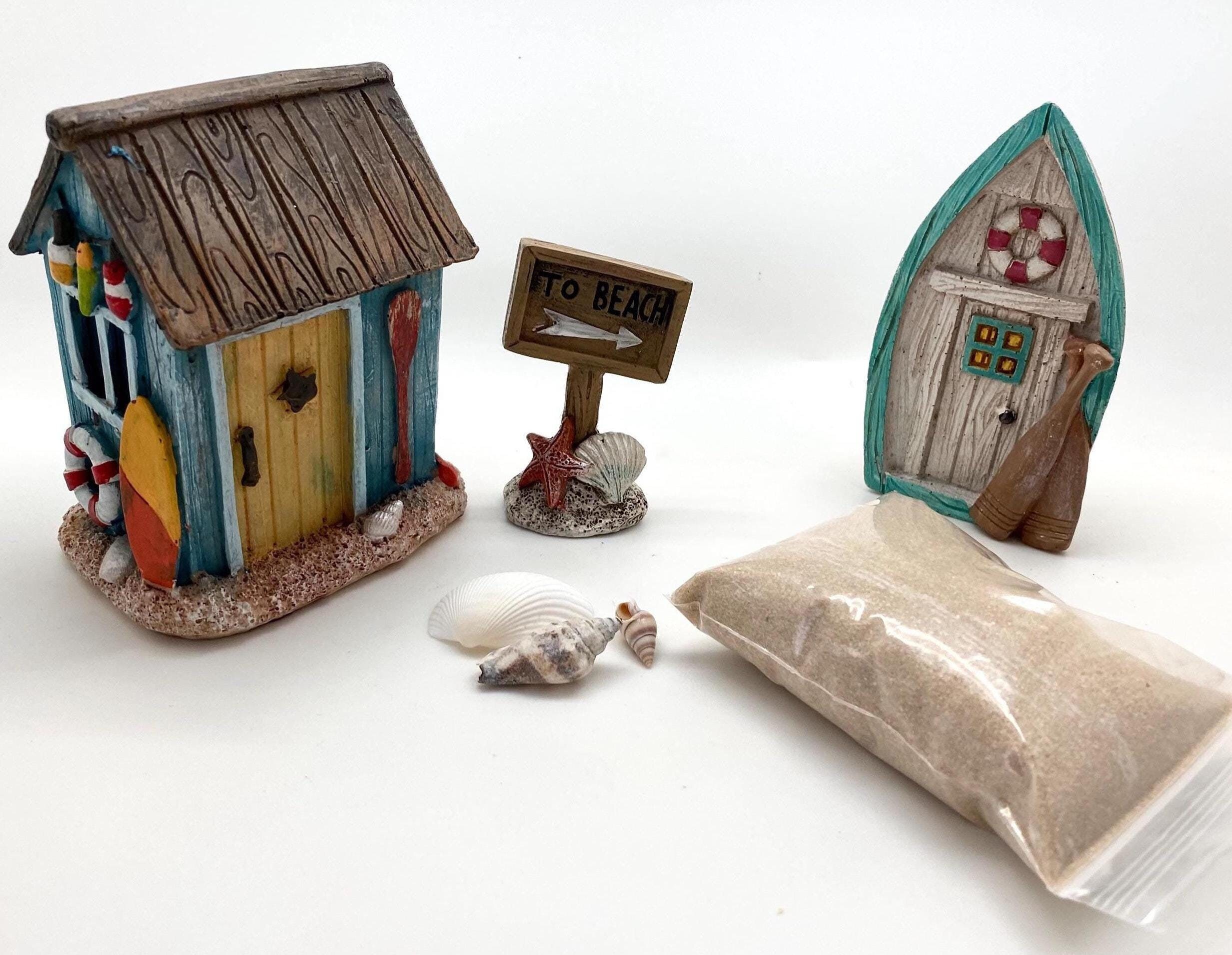 Miniature Surf Shack Beach House: Fairy Garden Decor - Etsy