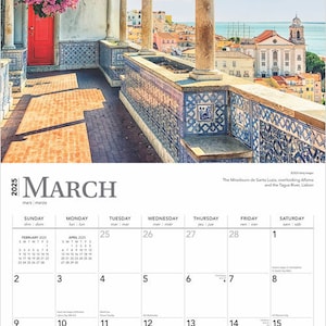 Portugal Calendar 2025 Square 30cm X 30cm 100% Plastic Free - Etsy UK
