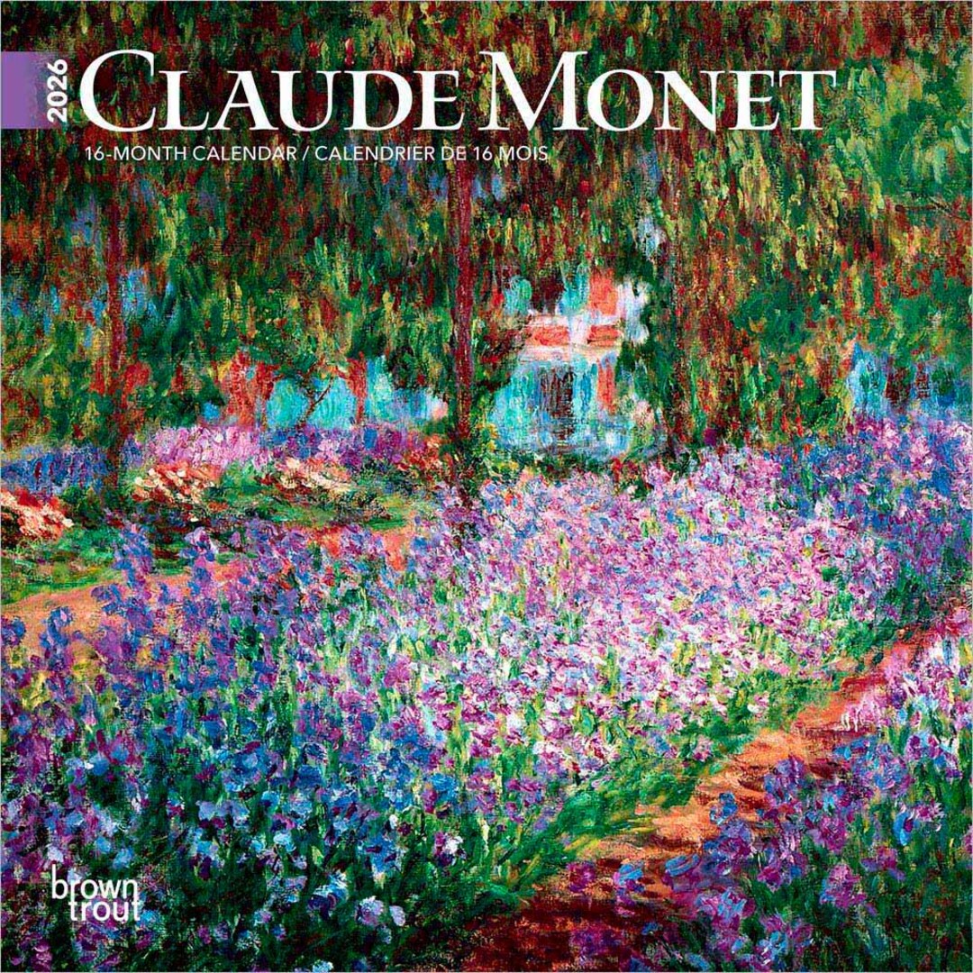 Claude Monet Calendar 2026 | Mini 18cm X 18cm | 100% Plastic Free - Etsy