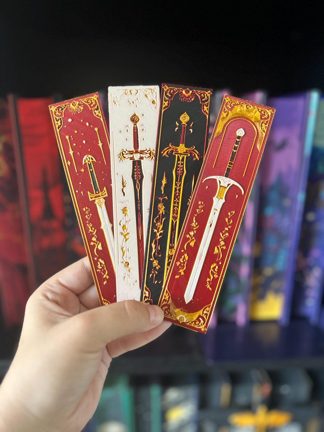 Elven Blades Bookmark Set for Fantasy Lovers and Readers - Etsy