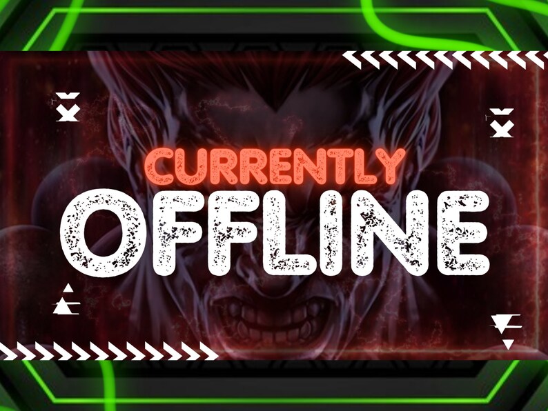 Twitch Akuma Anime Overlay Bundle Set of 30 Red Panel for Stream ...