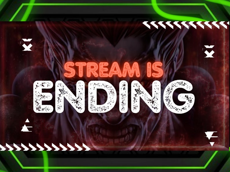 Twitch Akuma Anime Overlay Bundle Set of 30 Red Panel for Stream ...