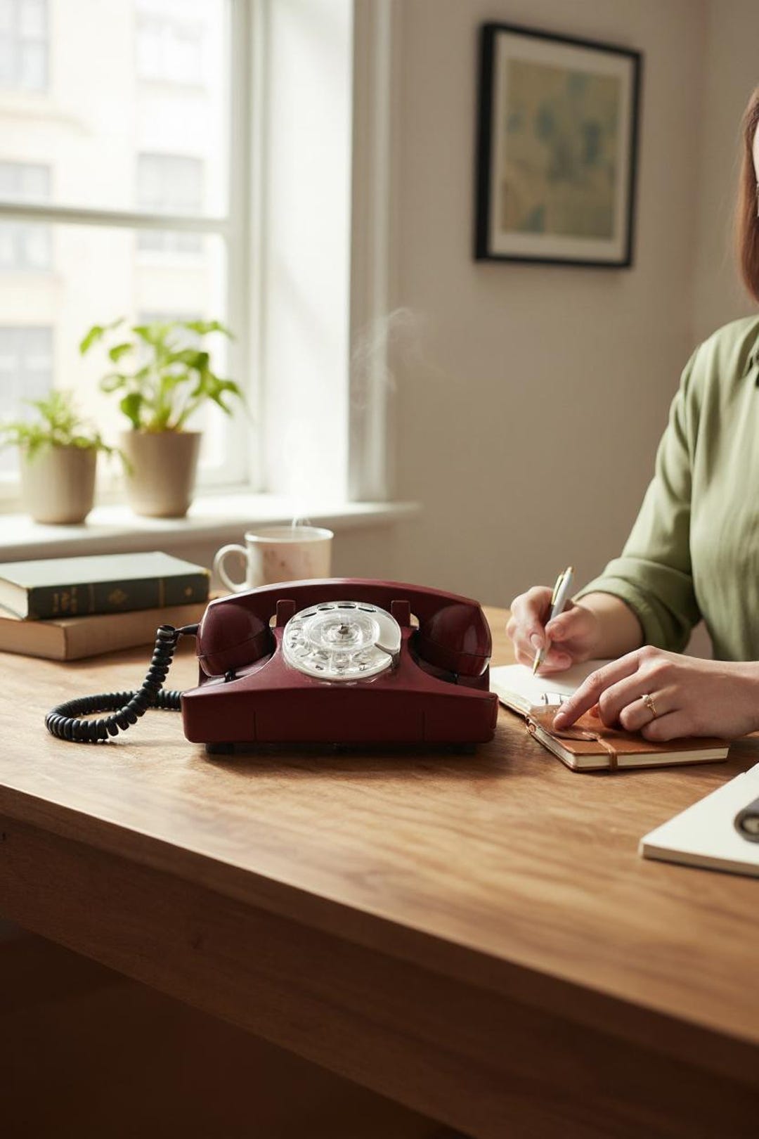 1970s STARLITE GTE Landline Telephone in Burgundy Bakelite SIP - Etsy UK