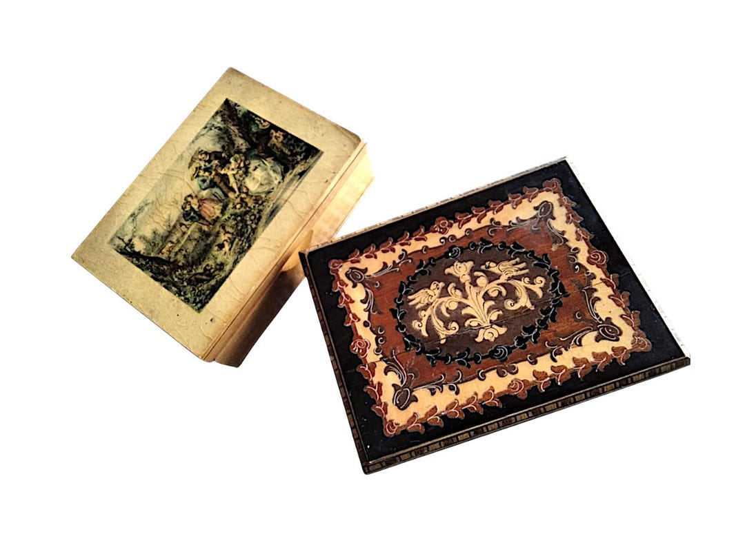 Music Box Jewelry Box No. 2 1970s Musical Boxes in Inlaid Wood - Etsy