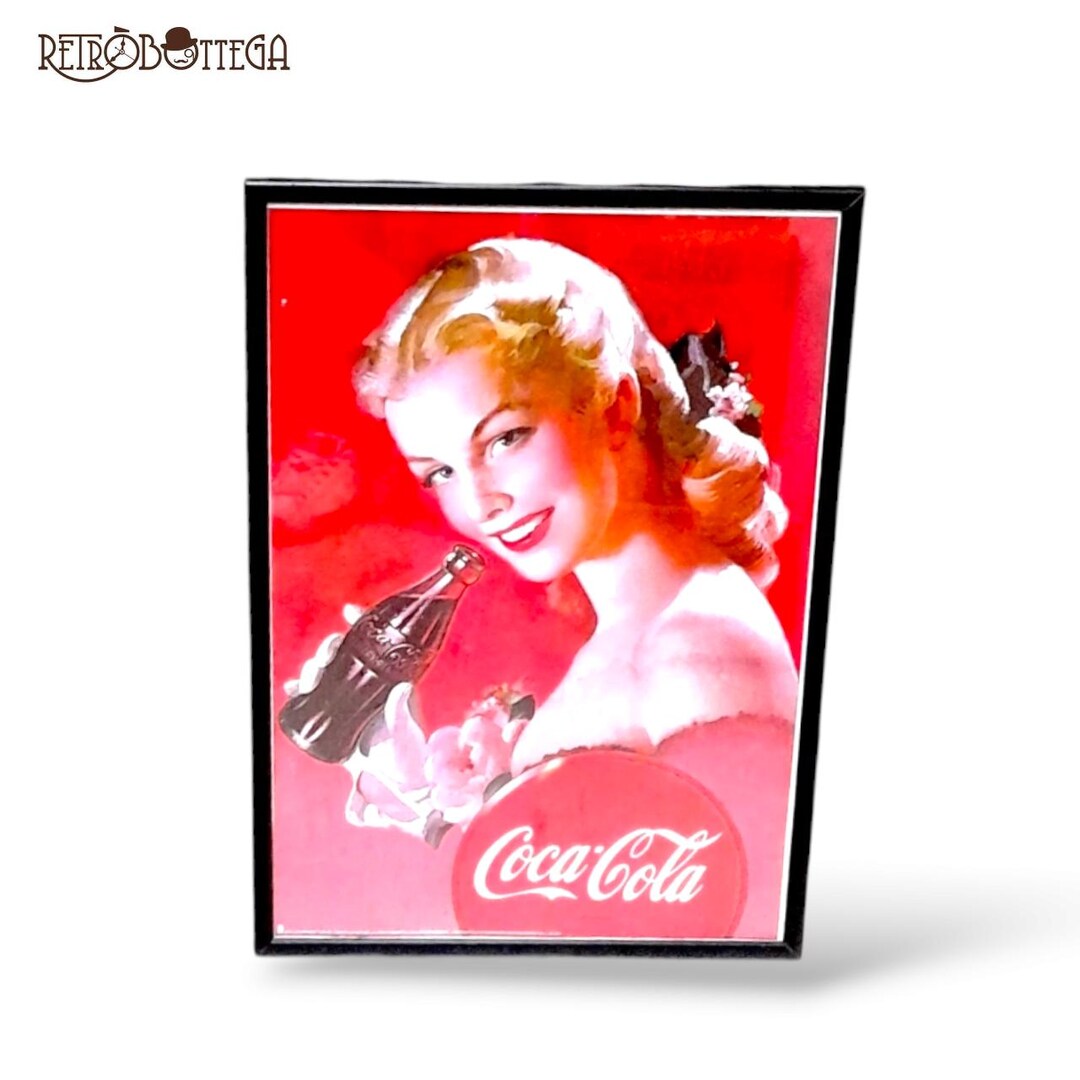 COCA-COLA 1998 Dark Frame Advertising Poster - Etsy