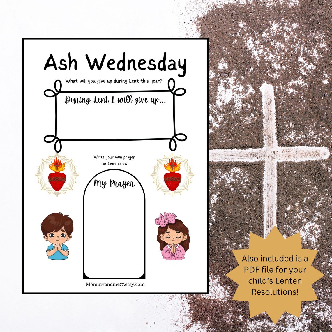 Lent Projects for Kids: Lent Calendar & Resolutions (PDF Printable) - Etsy
