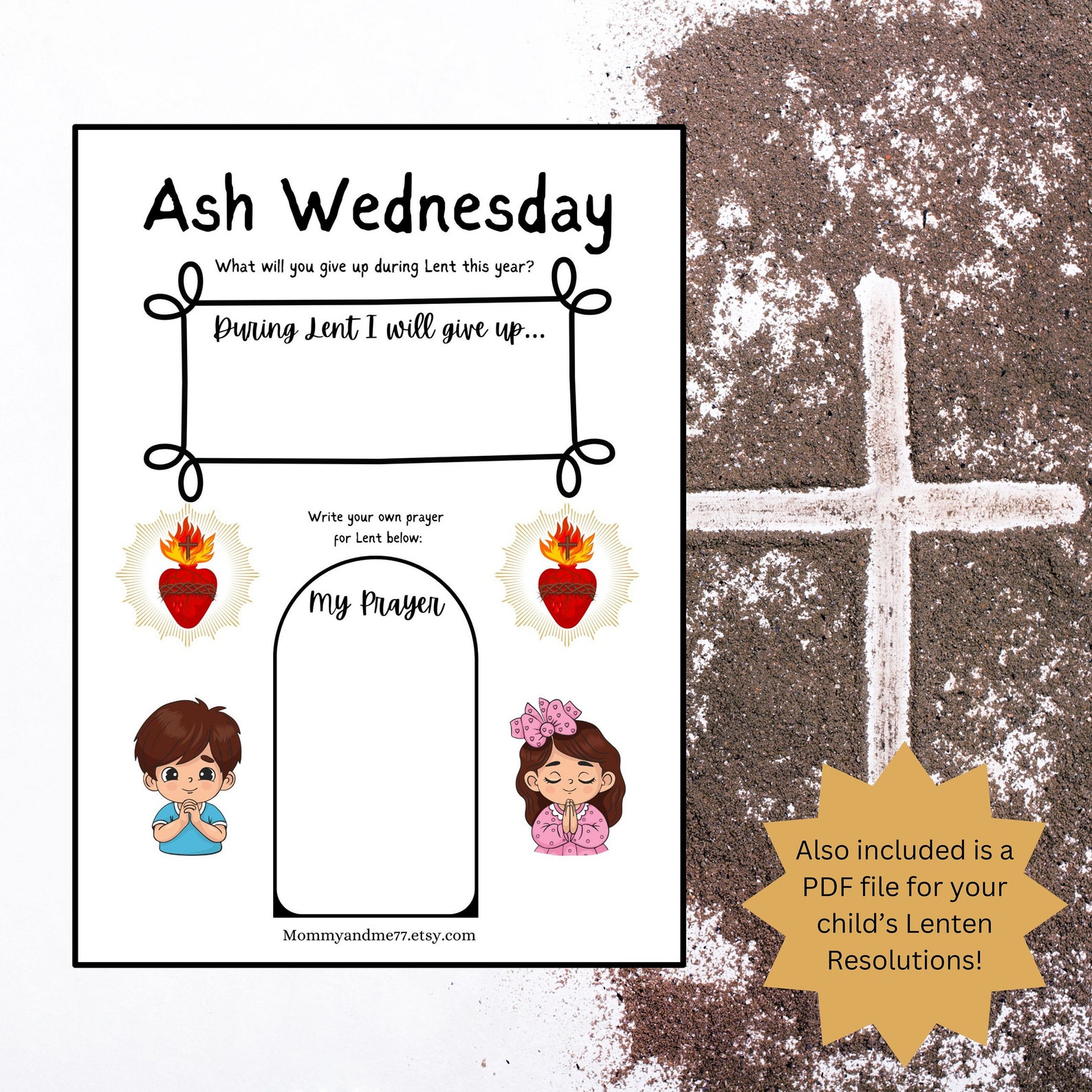 Lent Projects for Kids, Lent Calendar, Lent Path, Lent Resolutions, PDF ...