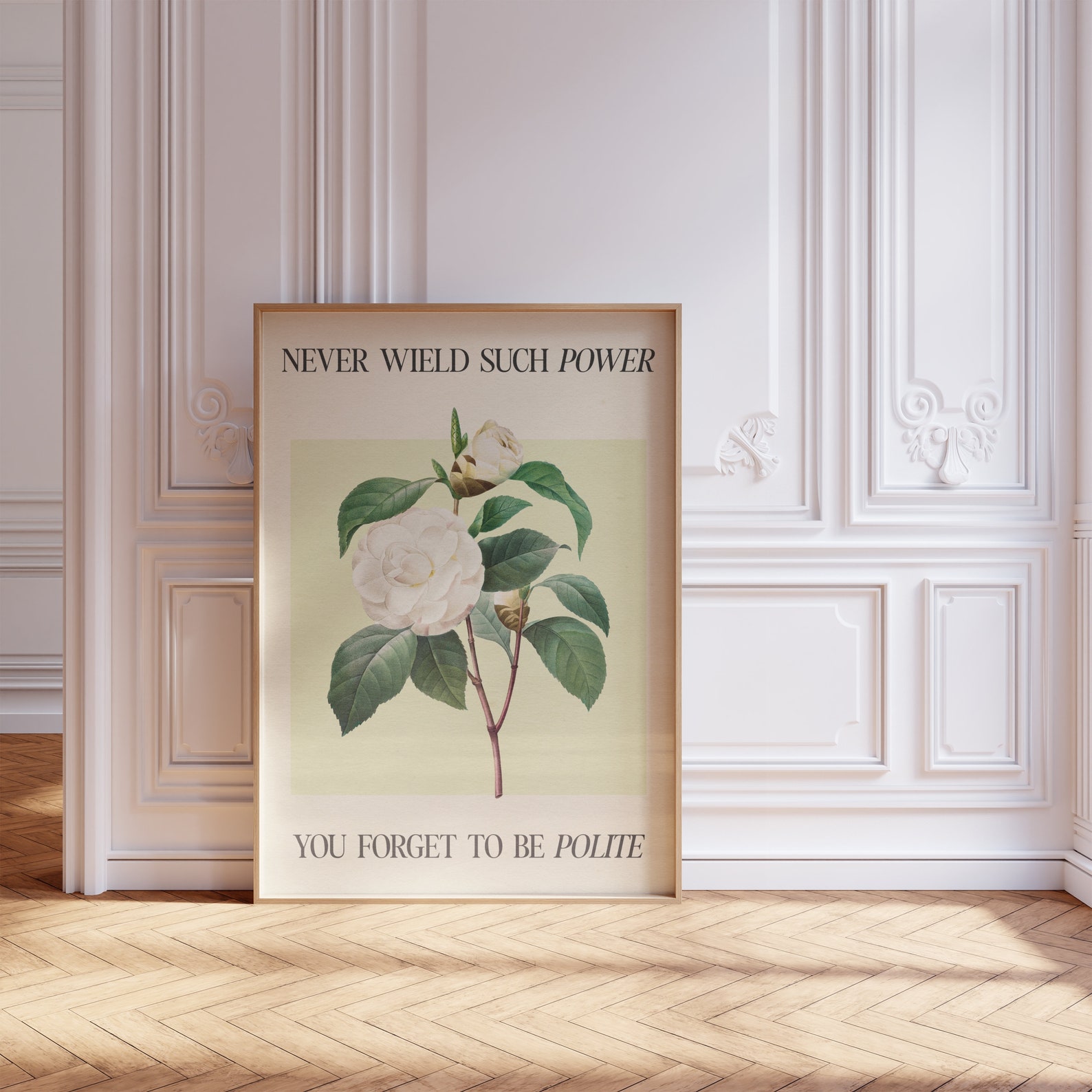 Never Wield Such Power You Forget to Be Polite Digital Print | Music ...