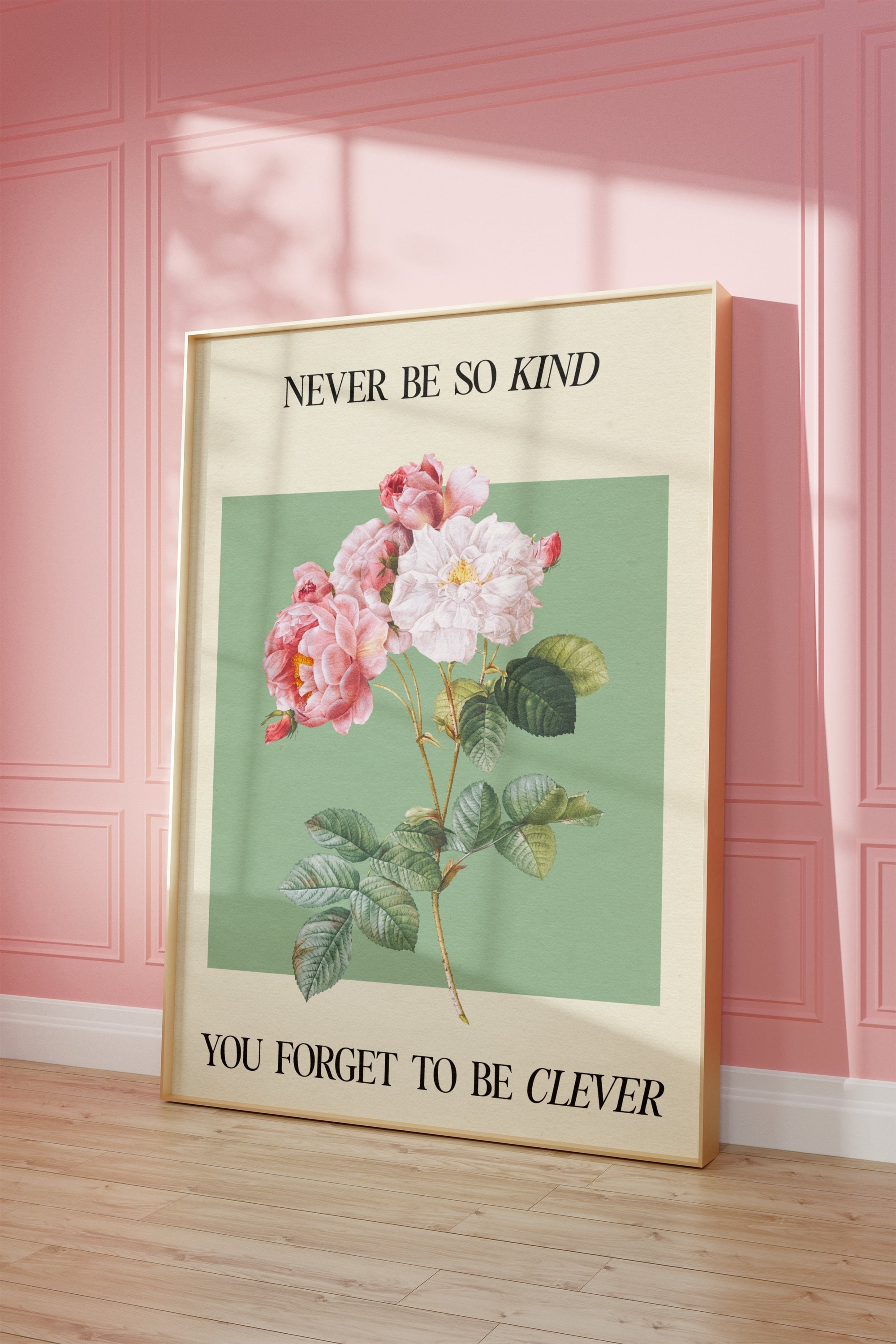 Never Be so Kind You Forget to Be Clever Digital Print | Music Wall Art ...
