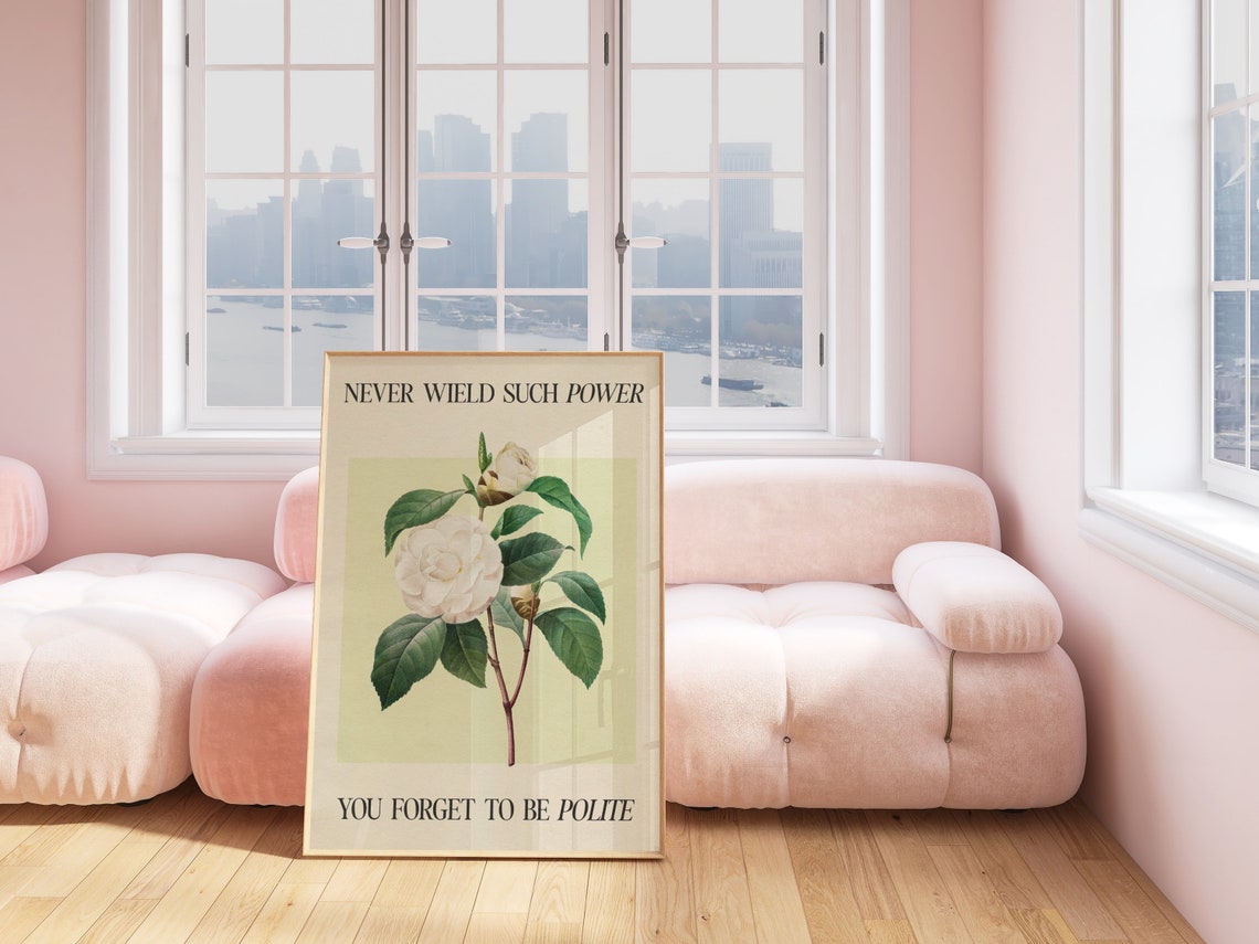 Never Wield Such Power You Forget to Be Polite Digital Print | Music ...