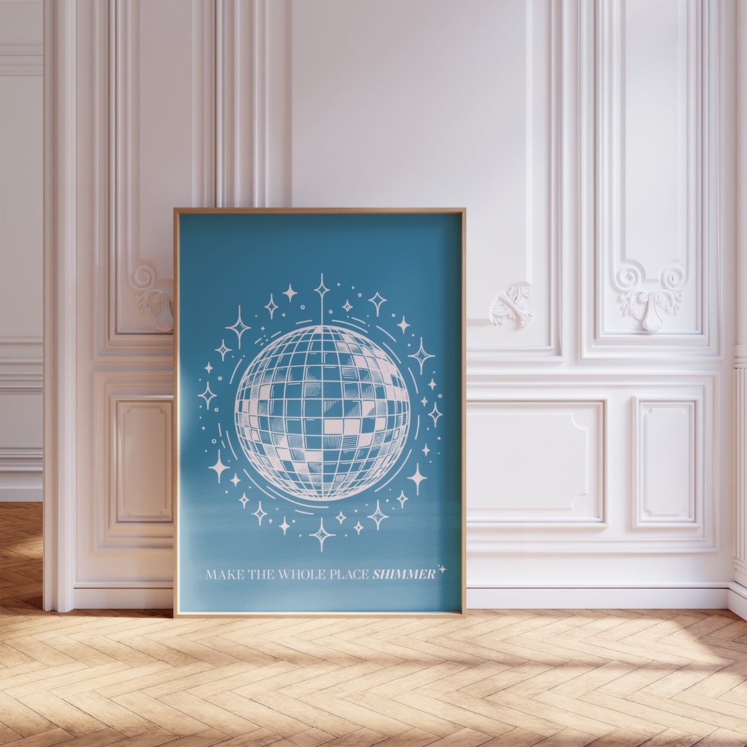 Bejeweled Mirrorball Digital Print | Music Wall Art | Aesthetic Prints ...