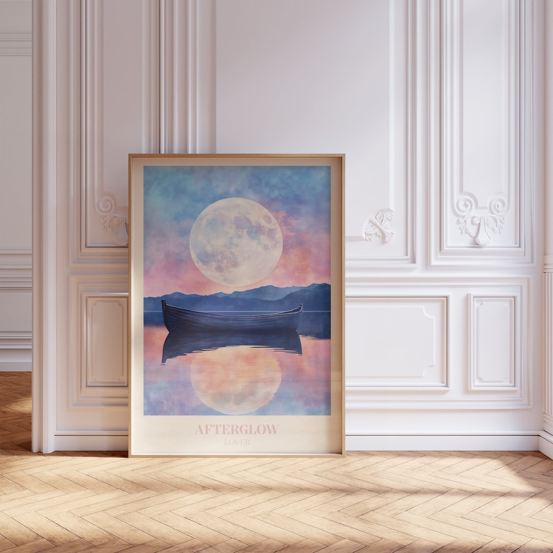 Afterglow Digital Print | Music Wall Art | Aesthetic Print | Bedroom ...