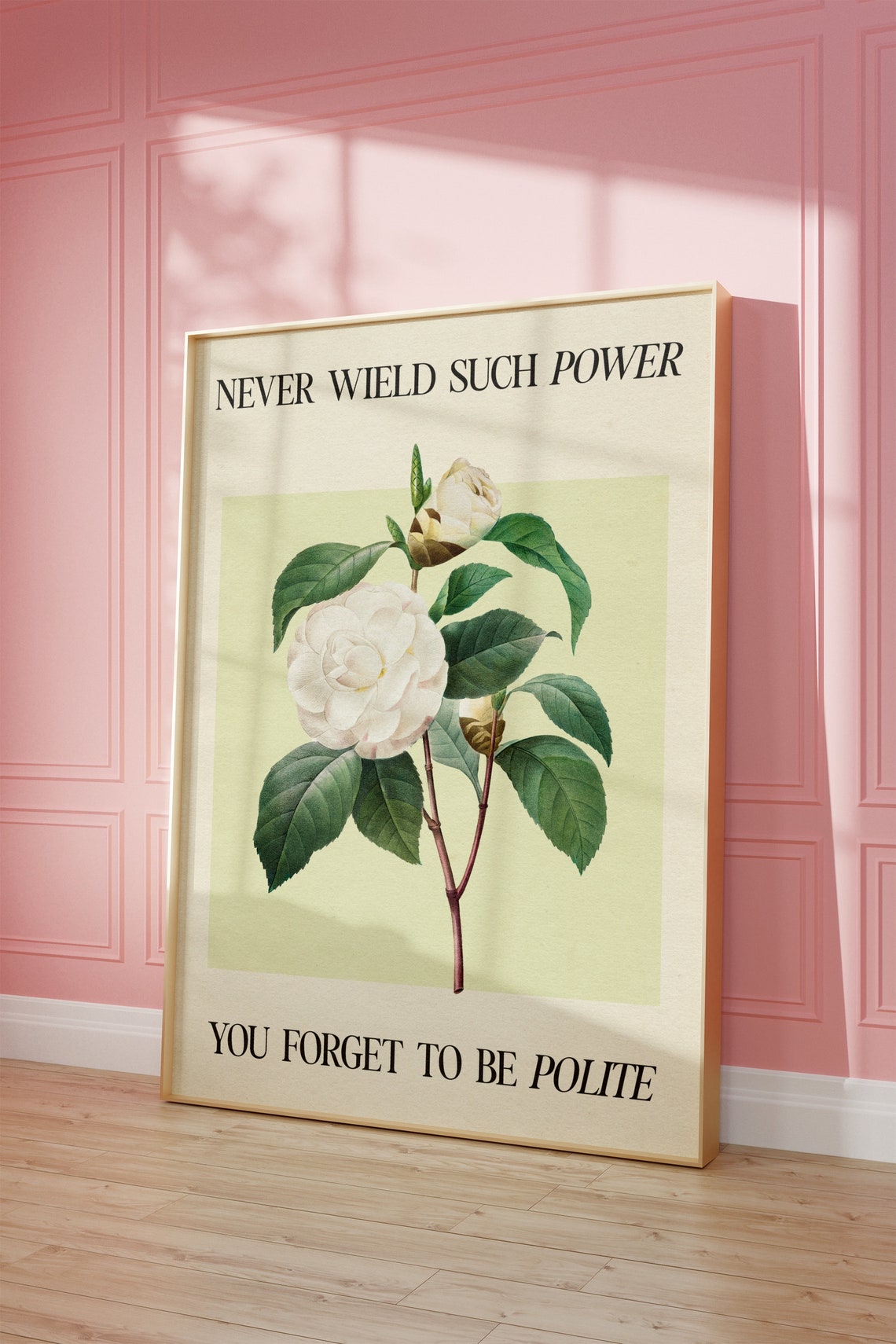 Never Wield Such Power You Forget to Be Polite Digital Print | Music ...
