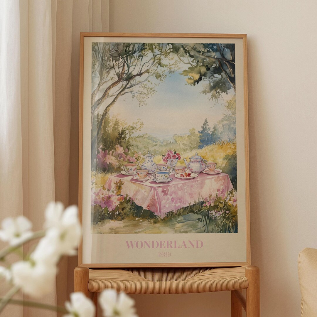 Wonderland Digital Print | Music Wall Art | Aesthetic Print | Bedroom ...