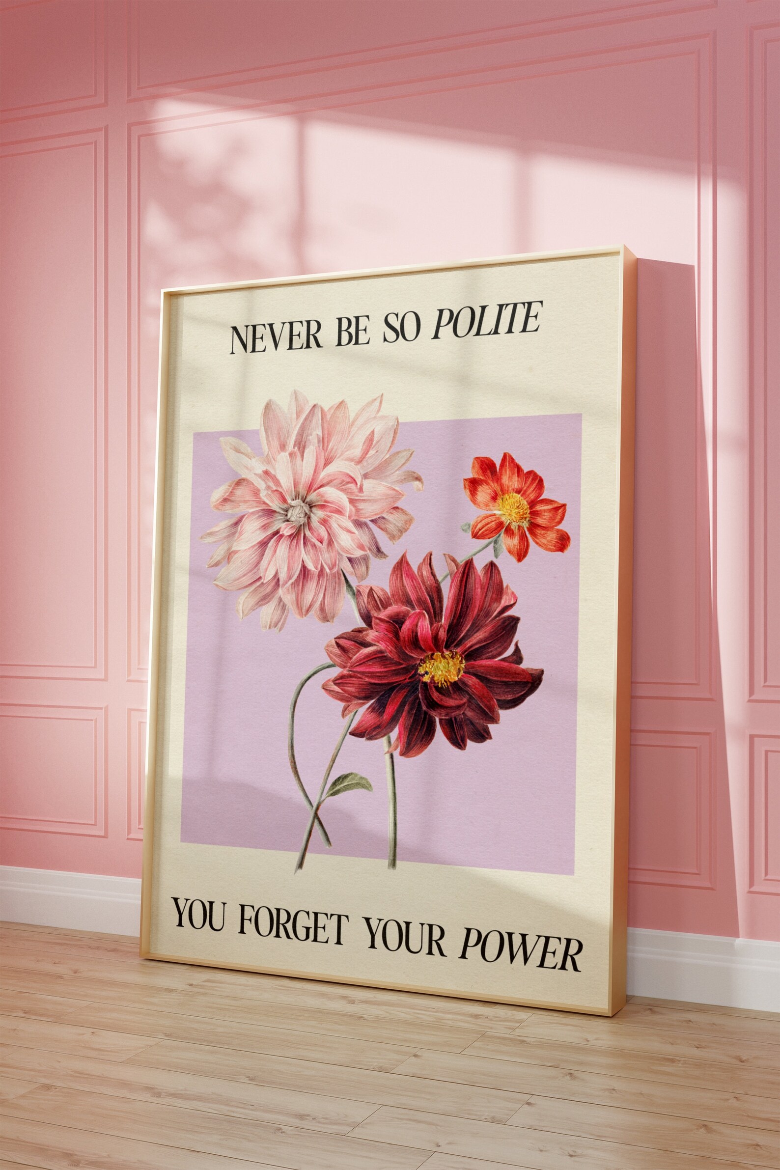 Never Be so Polite You Forget Your Power Digital Print | Music Wall Art ...