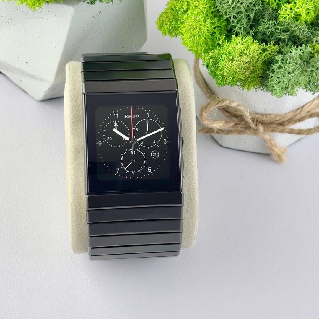 Rado Chronograph Ceramics Watch Men - Etsy