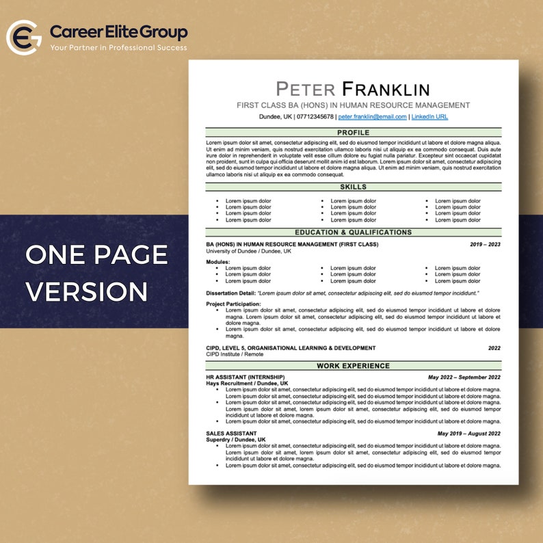 CV Template, Cv Template Uk, Cv Template Word, Cv Template Ats, Cv and ...