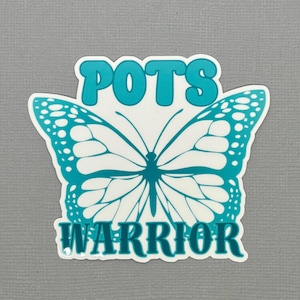 POTS Warrior Butterfly Sticker | POTS Awareness | POTS Sticker | Water ...