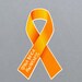Spina Bifida Awareness Ribbon Sticker | Spina Bifida Sticker | Spina ...