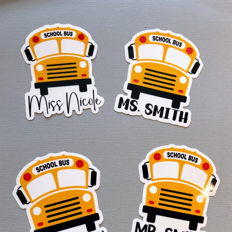 School Bus Decal - Etsy