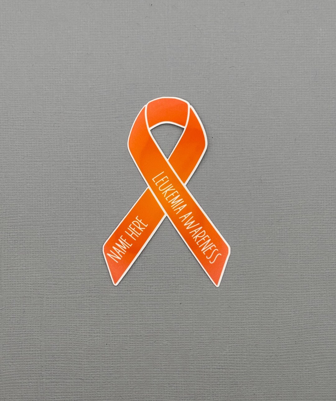 Leukemia Awareness Custom Ribbon Sticker | Leukemia Sticker | Leukemia ...