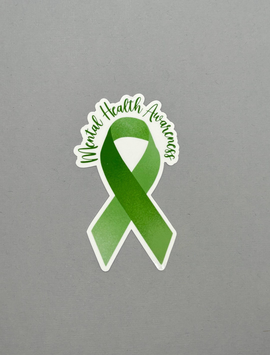 Mental Health Awareness Ribbon Sticker | Mental Health Awareness ...