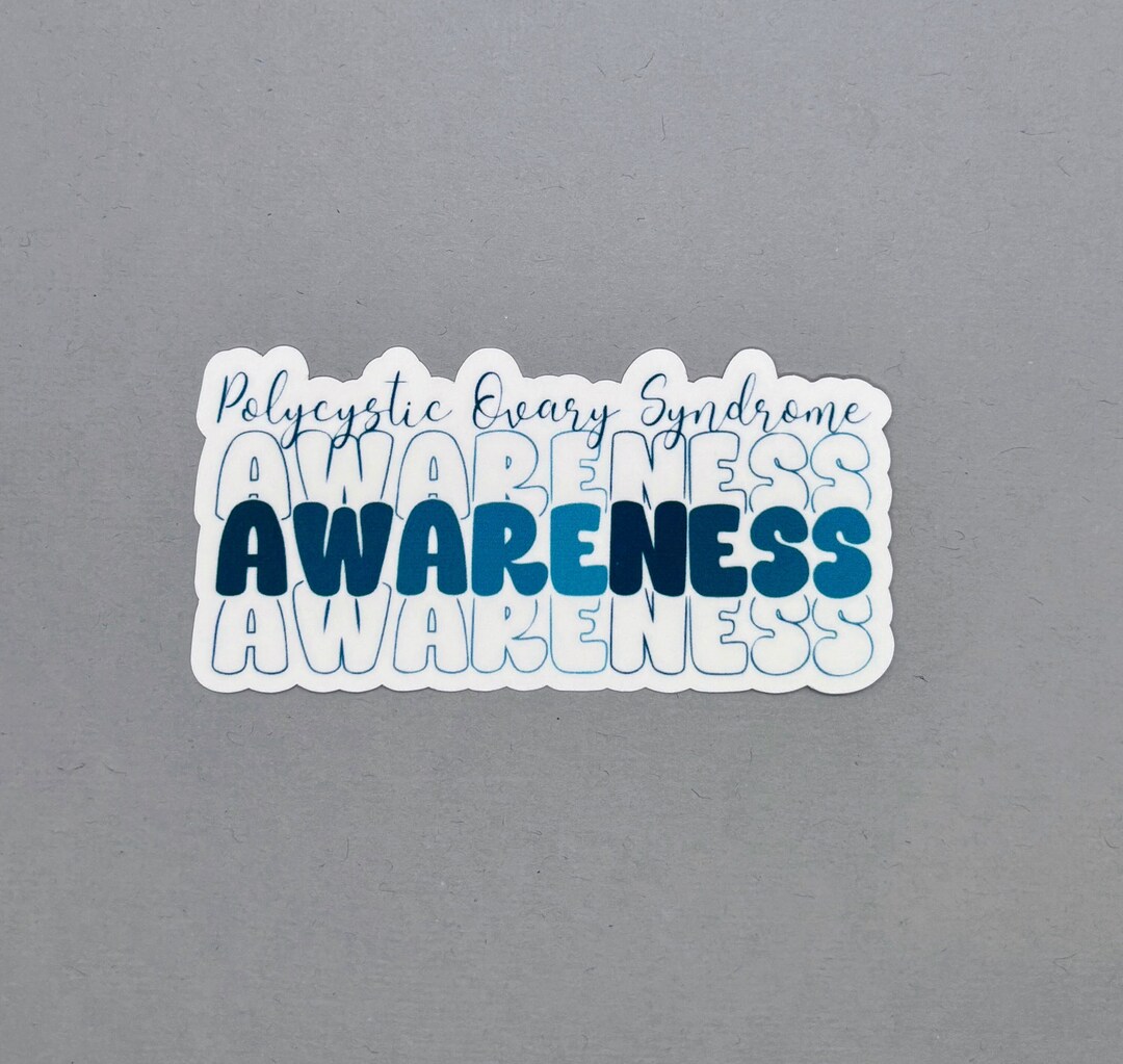 PCOS Awareness Sticker | Polycystic Ovary Syndrome | PCOS Sticker ...