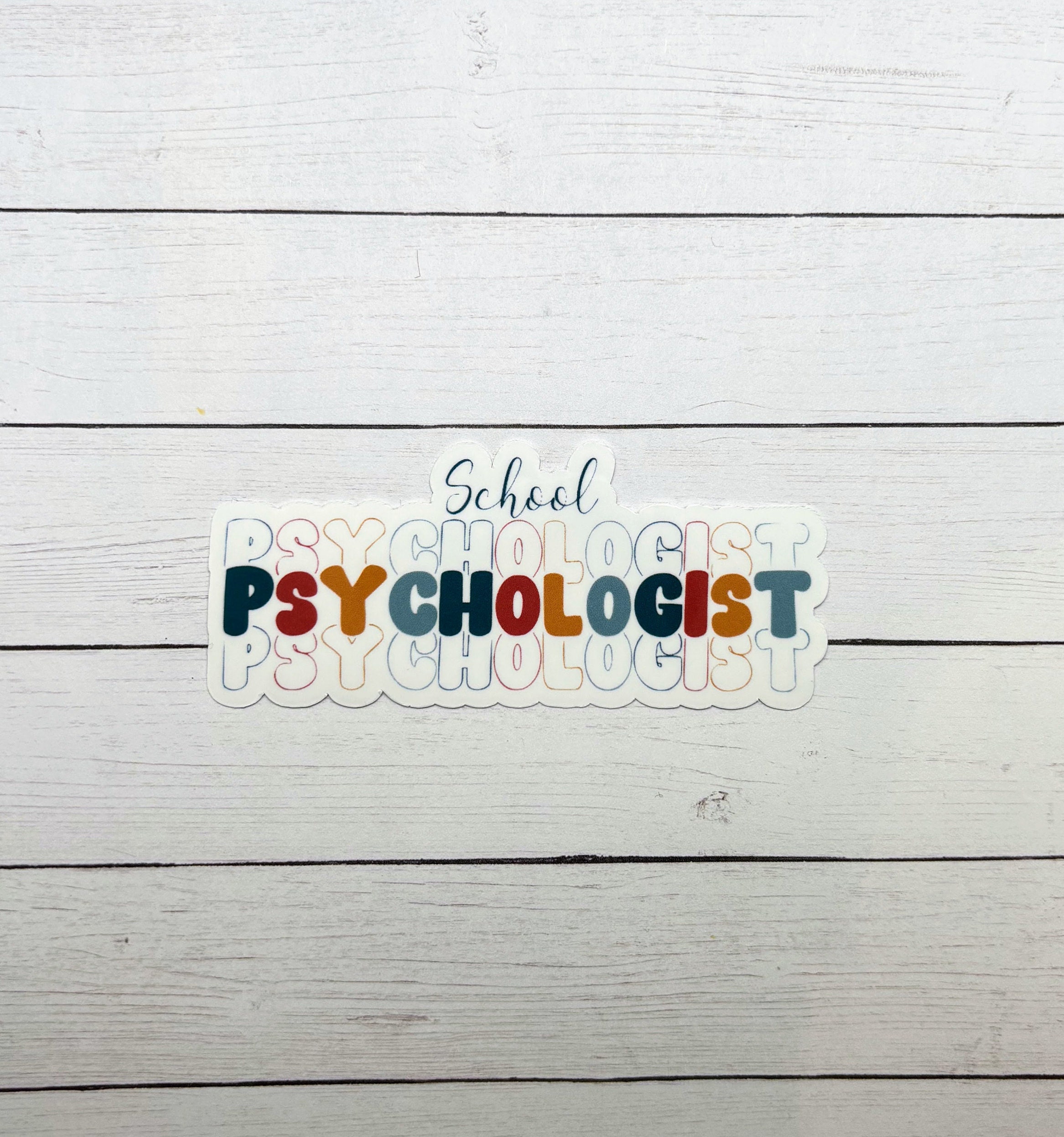 School Psychologist Sticker | Gift for School Psychologist | Gift for ...