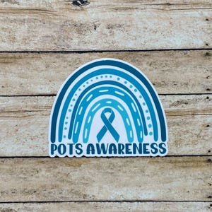 POTS Awareness Rainbow Sticker | POTS Awareness | POTS Sticker | Water ...