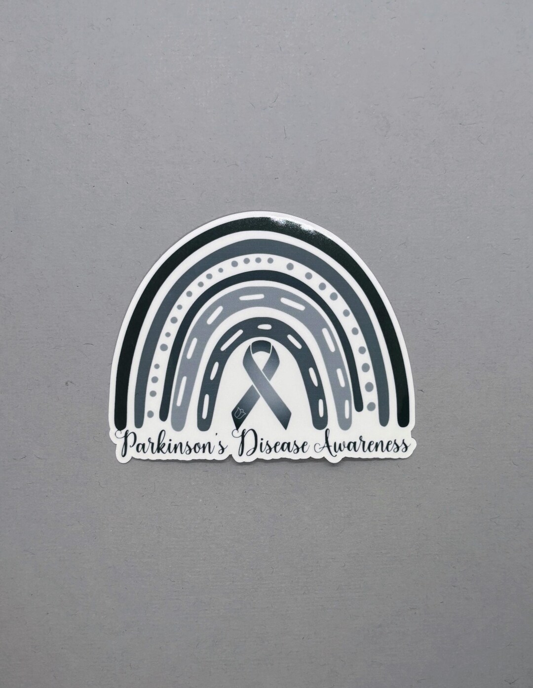 Parkinson's Disease Awareness Rainbow Sticker | Parkinson's Disease ...