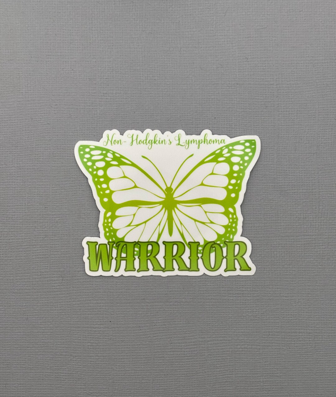 Non-hodgkin's Lymphoma Warrior Butterfly Sticker | Non-hodgkin's ...