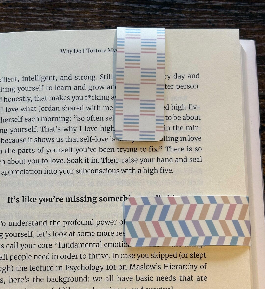 Boho Patterns Magnetic Bookmark | Boho Bookmark | Magnetic Bookmark ...