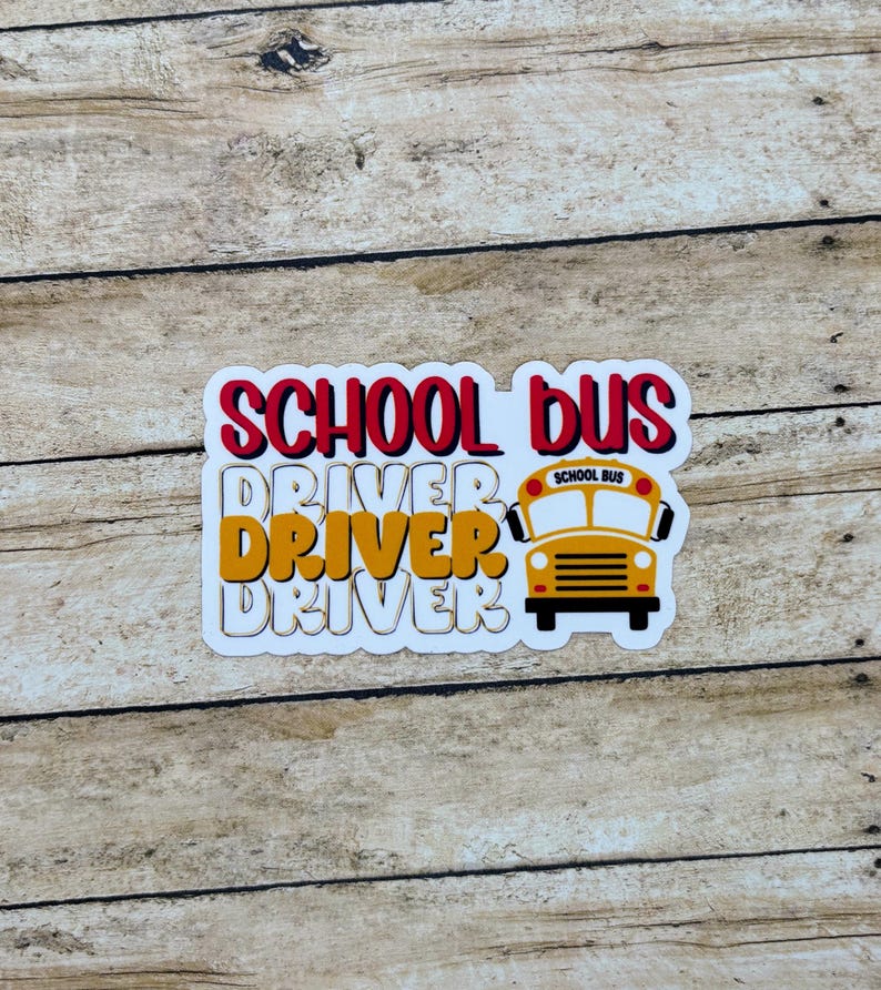 School Bus Driver Sticker | Gift for School Bus Driver| Gift for Her ...