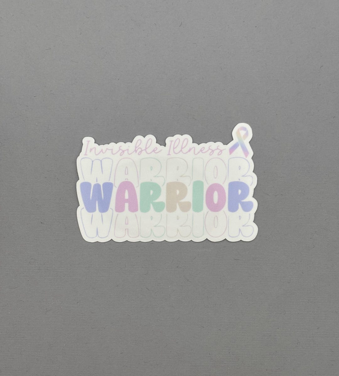 Invisible Illness Warrior Sticker | Invisible Illness Awareness ...