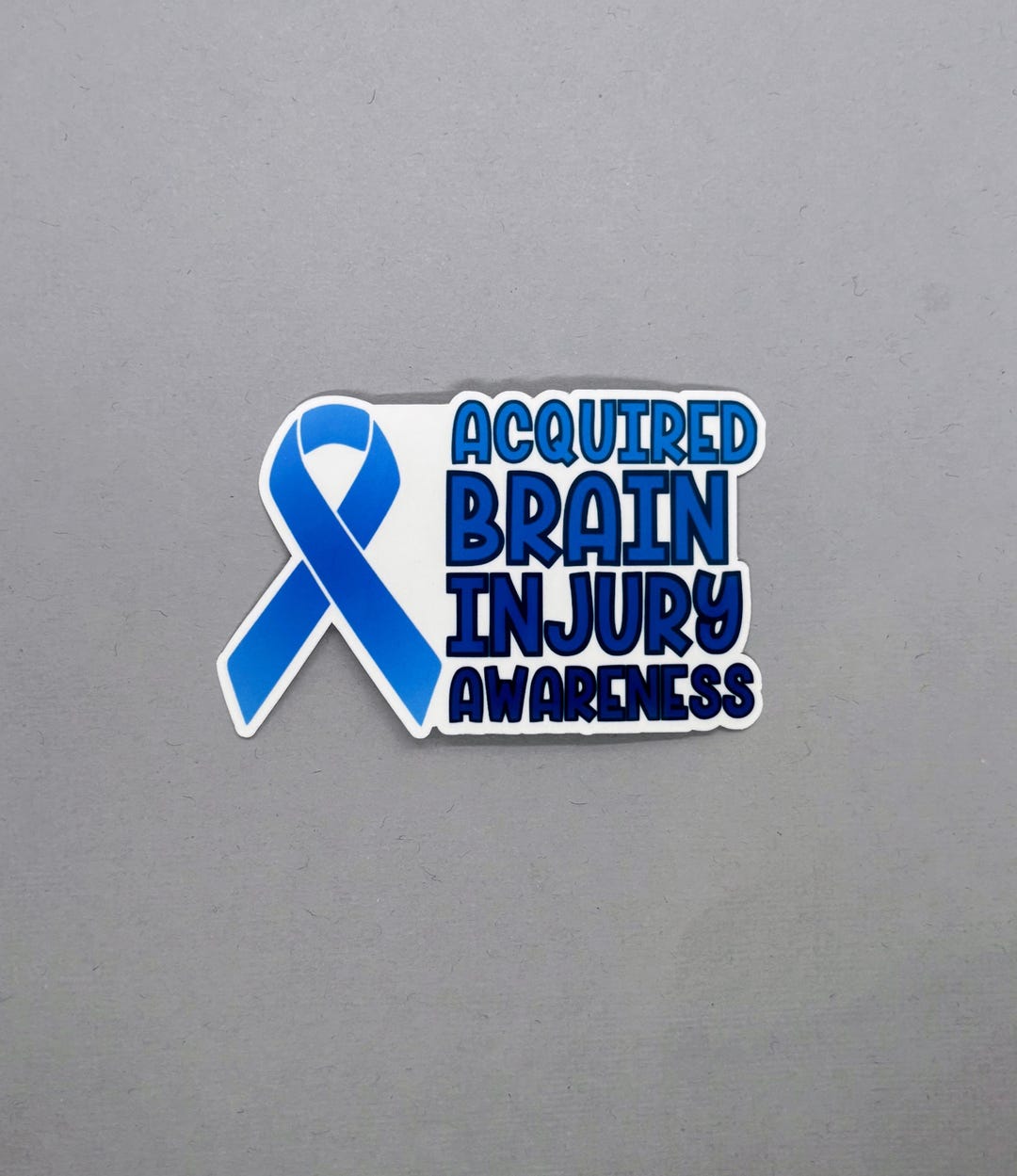 Acquired Brain Injury Awareness With Ribbon Sticker | ABI Awareness ...